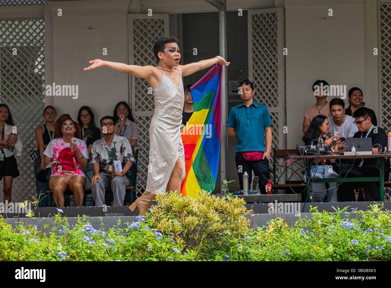 Quezon City, Quezon, Philippines. 4th June, 2025. A drag performer ...