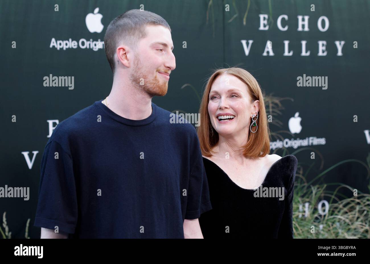 New York, United States. 04th June, 2025. Julianne Moore and her son ...