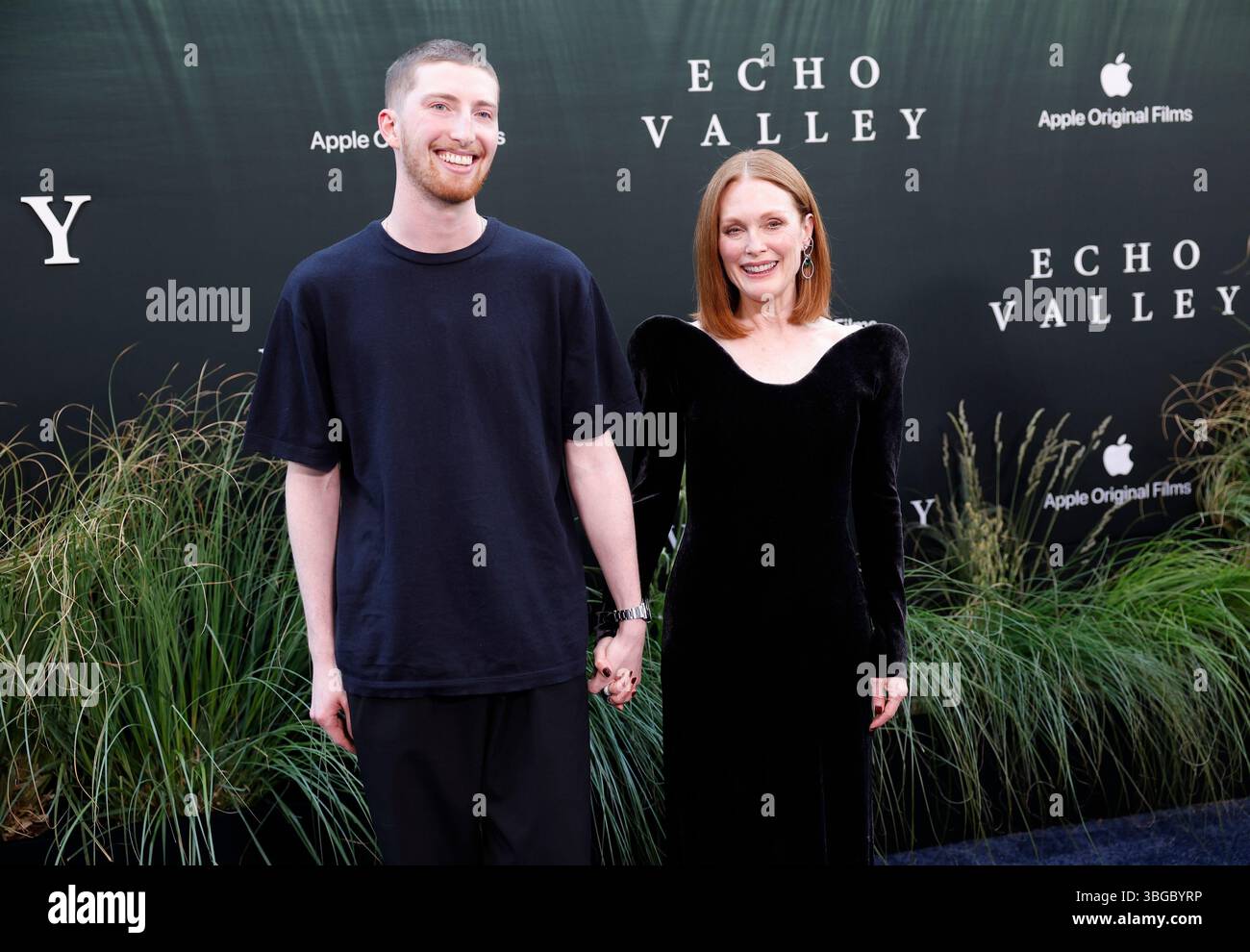 New York, United States. 04th June, 2025. Julianne Moore and her son ...