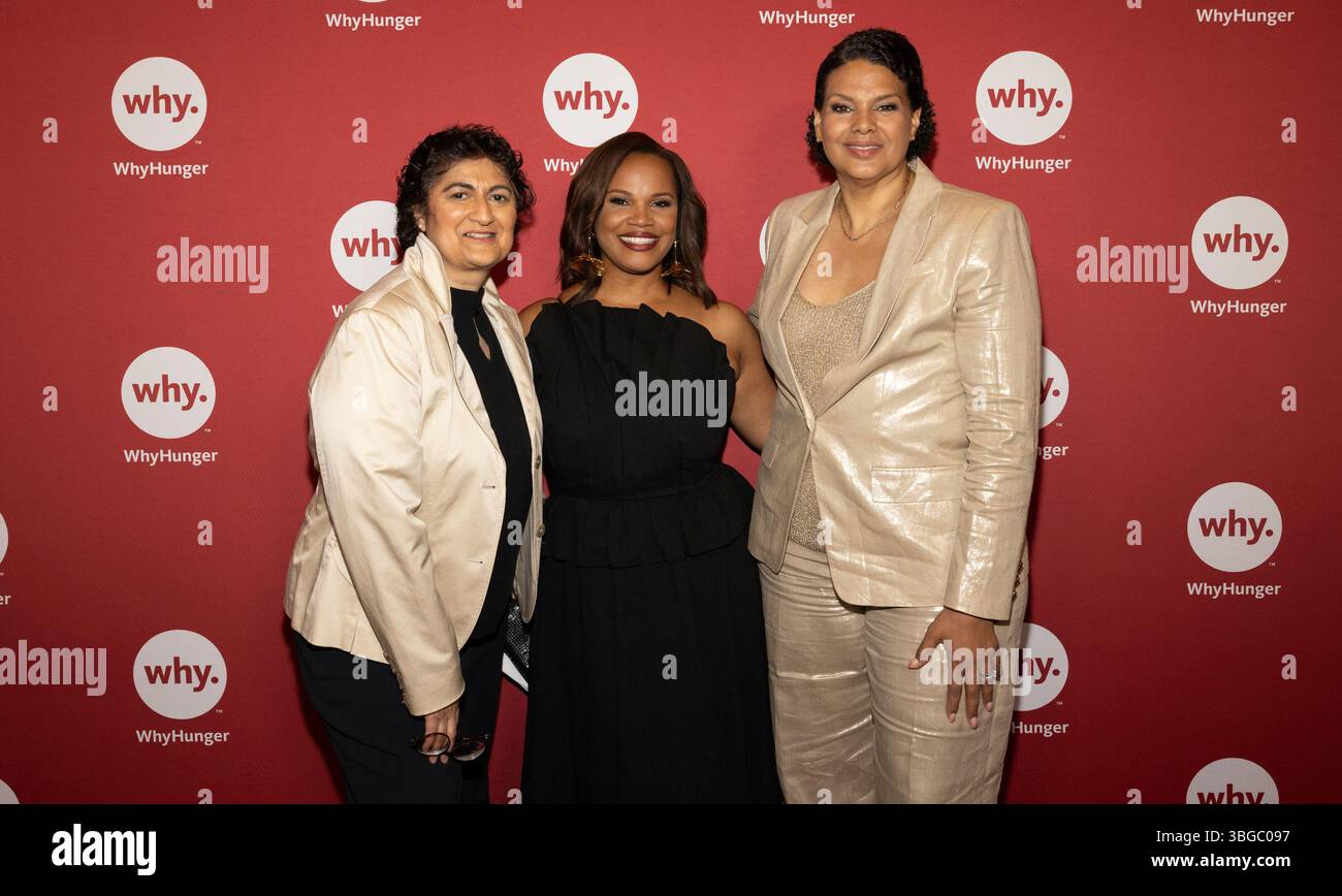 Moonah Ellison, from left, Laura Coates, and Sara Sidner attend the ...
