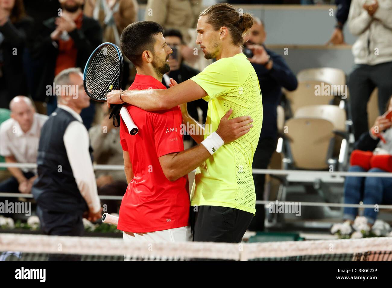 Zverev djokovic roland garros 2025 hi-res stock photography and images ...