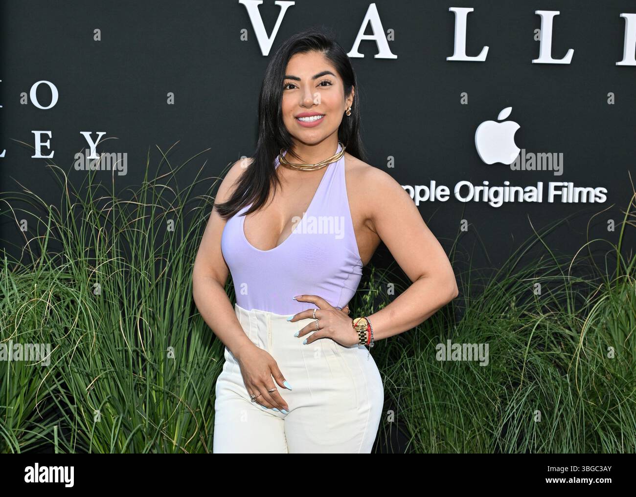 Jessenia Gallegos attends the Apple TV+ premiere of "Echo Valley" at ...