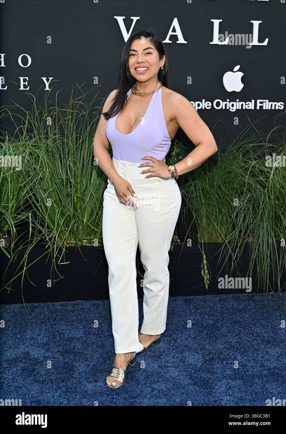 Jessenia Gallegos attends the Apple TV+ premiere of "Echo Valley" at ...