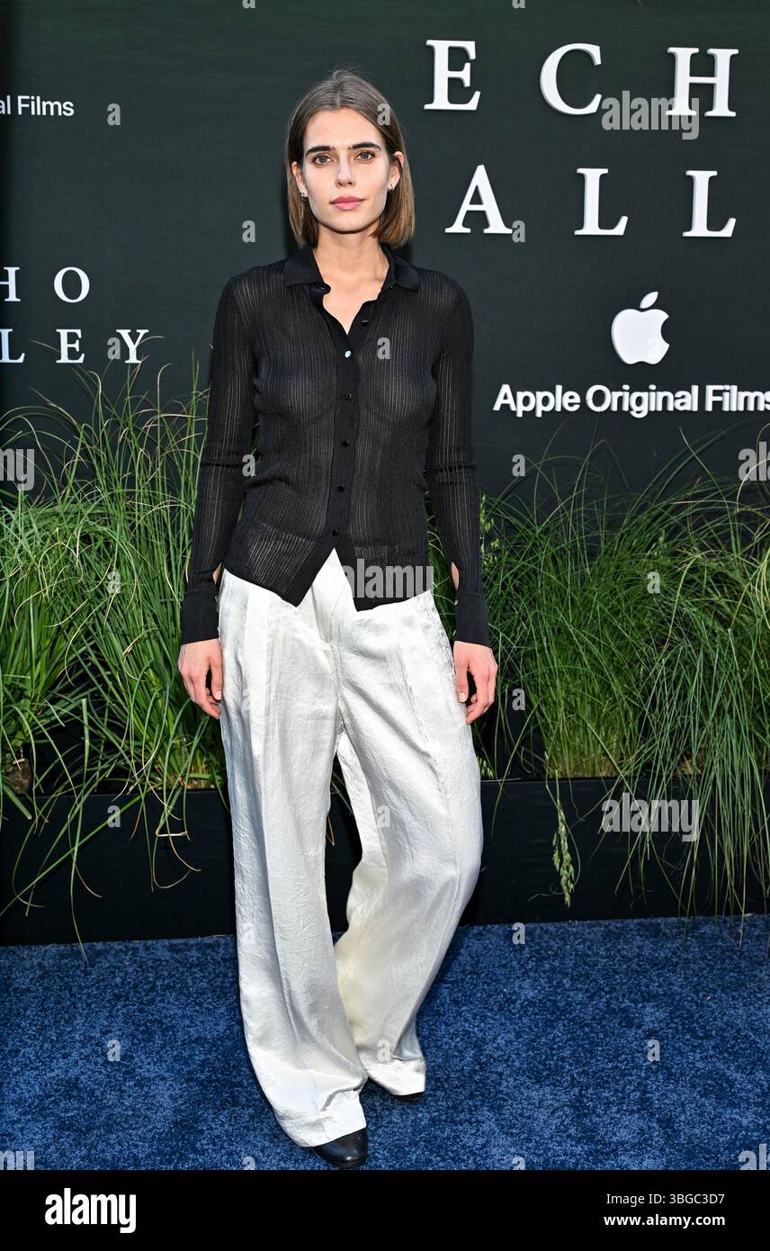 Sif Saga attends the Apple TV+ premiere of "Echo Valley" at AMC Lincoln ...