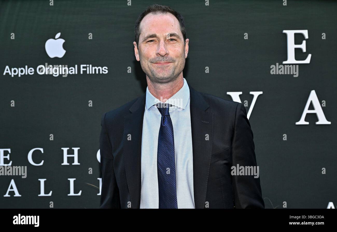 Writer Brad Ingelsby attends the Apple TV+ premiere of "Echo Valley" at ...