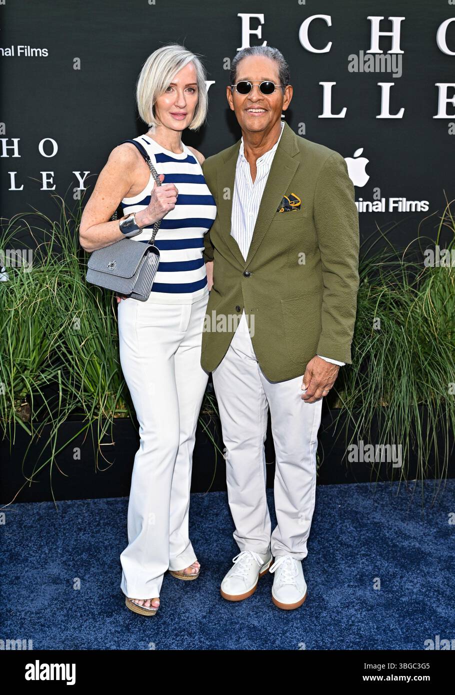 Hilary Gumbel, left, and Bryant Gumbel attend the Apple TV+ premiere of ...