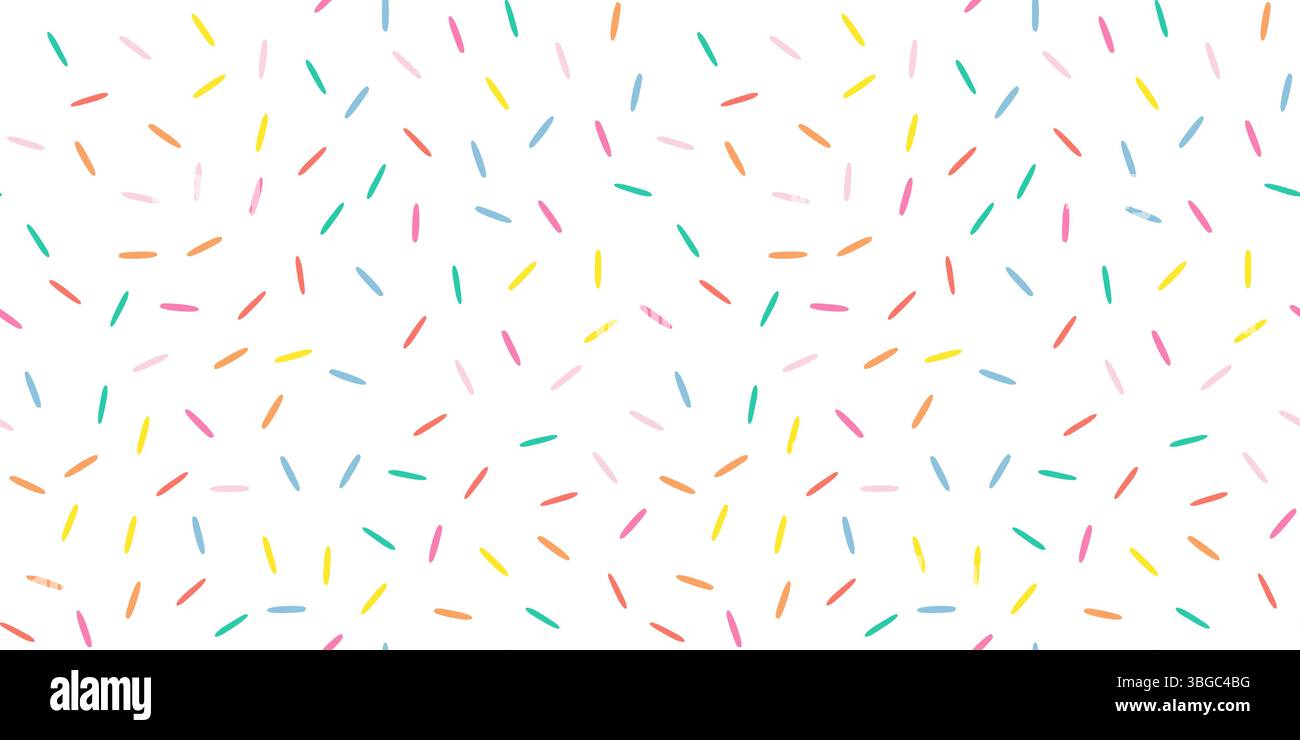 Simple Sprinkle Pattern. Donut glaze background. Small dashes in ...