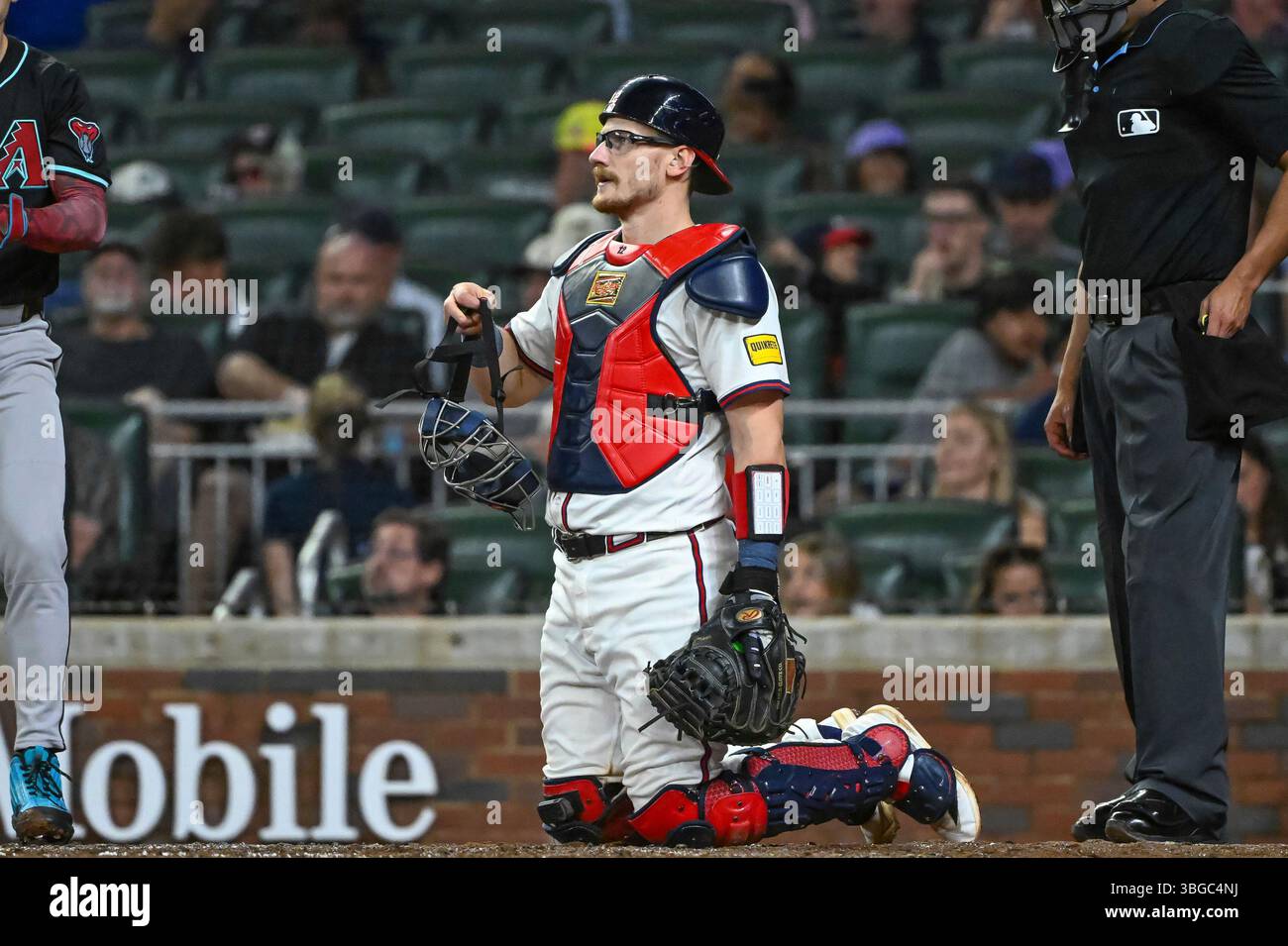 ATLANTA, GA - JUNE 04: Atlanta Braves catcher Sean Murphy (12) during ...