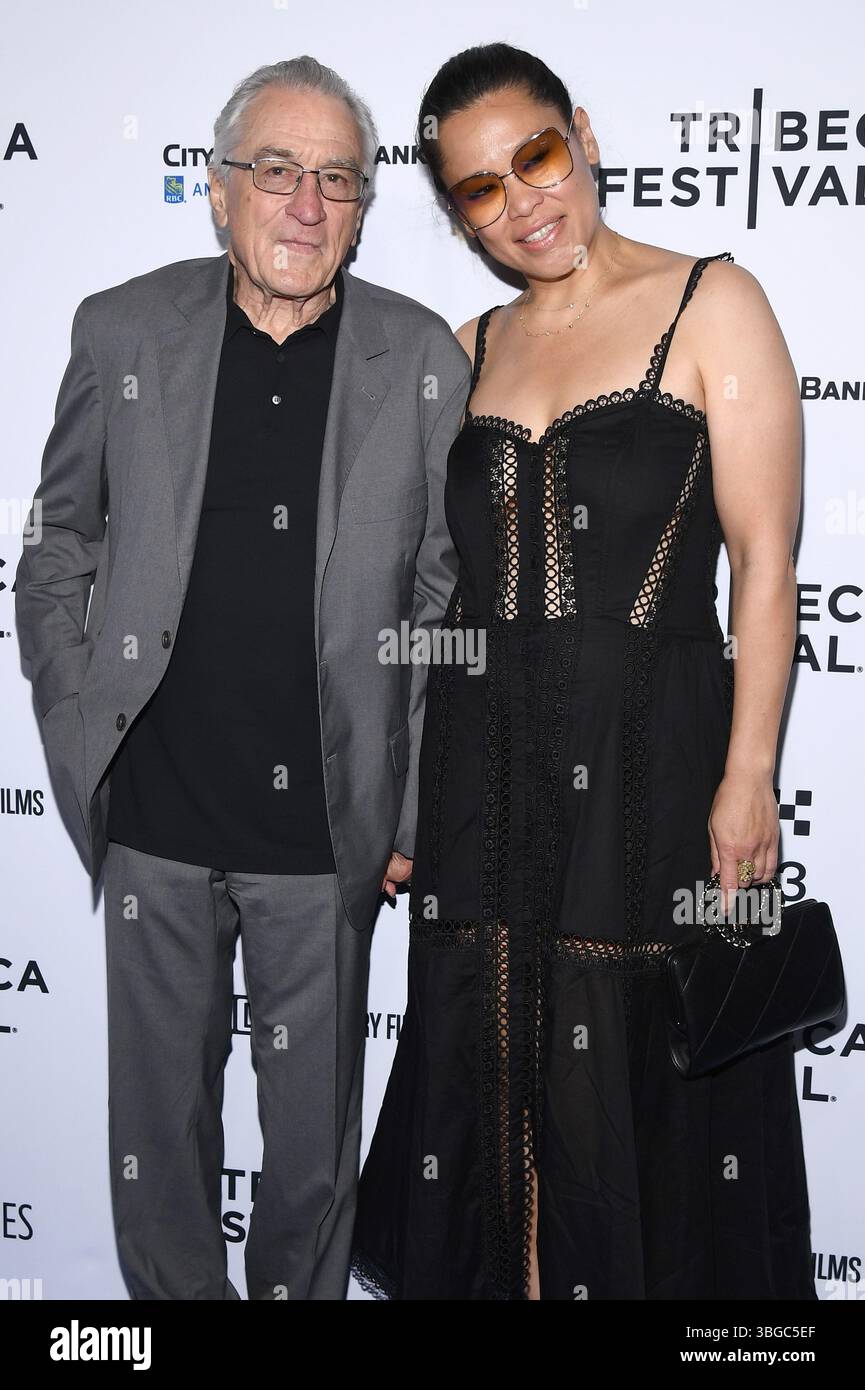 New York, USA. 04th June, 2025. Robert De Niro and Tiffany Chen attend ...