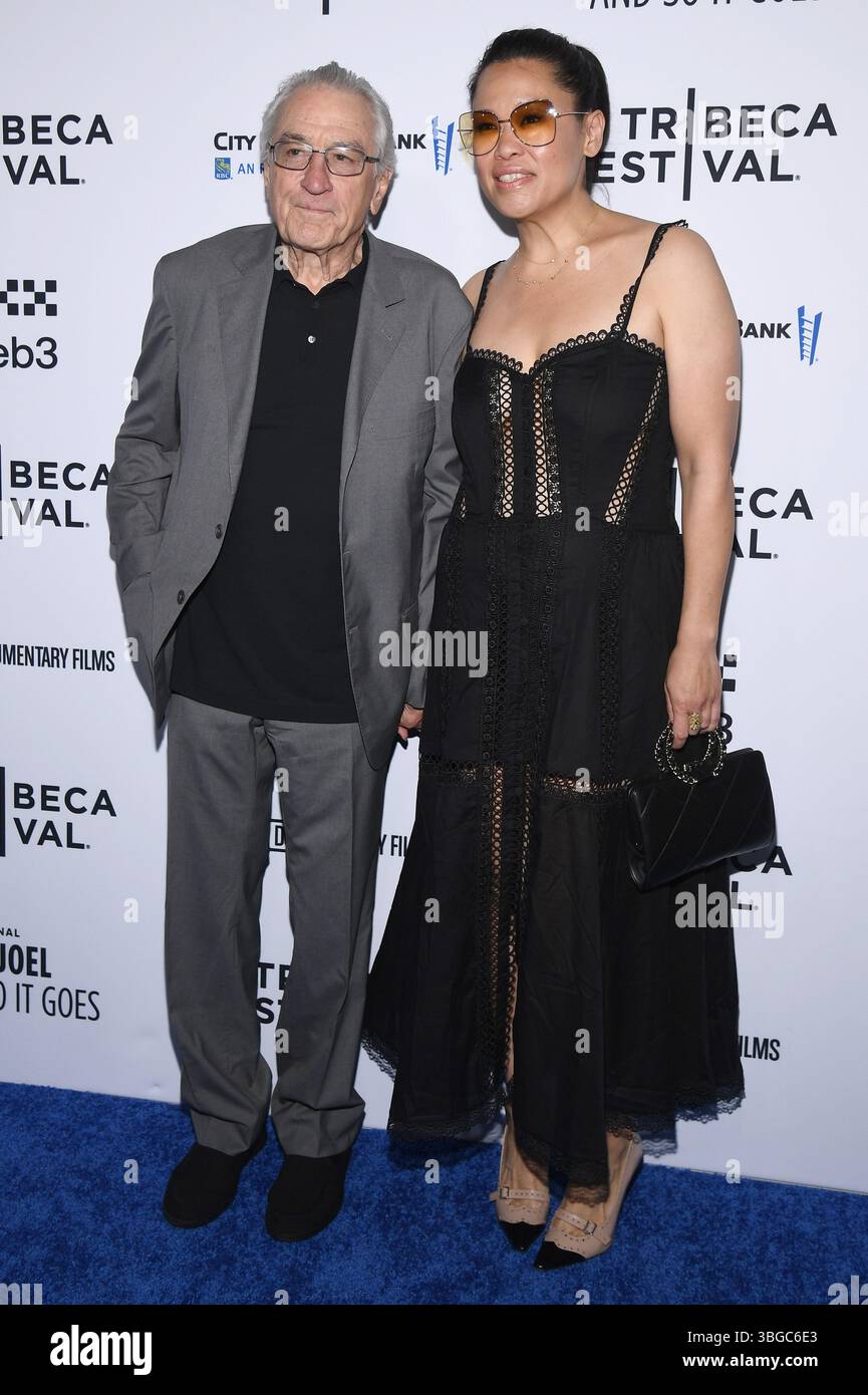 New York, USA. 04th June, 2025. Robert De Niro and Tiffany Chen attend ...