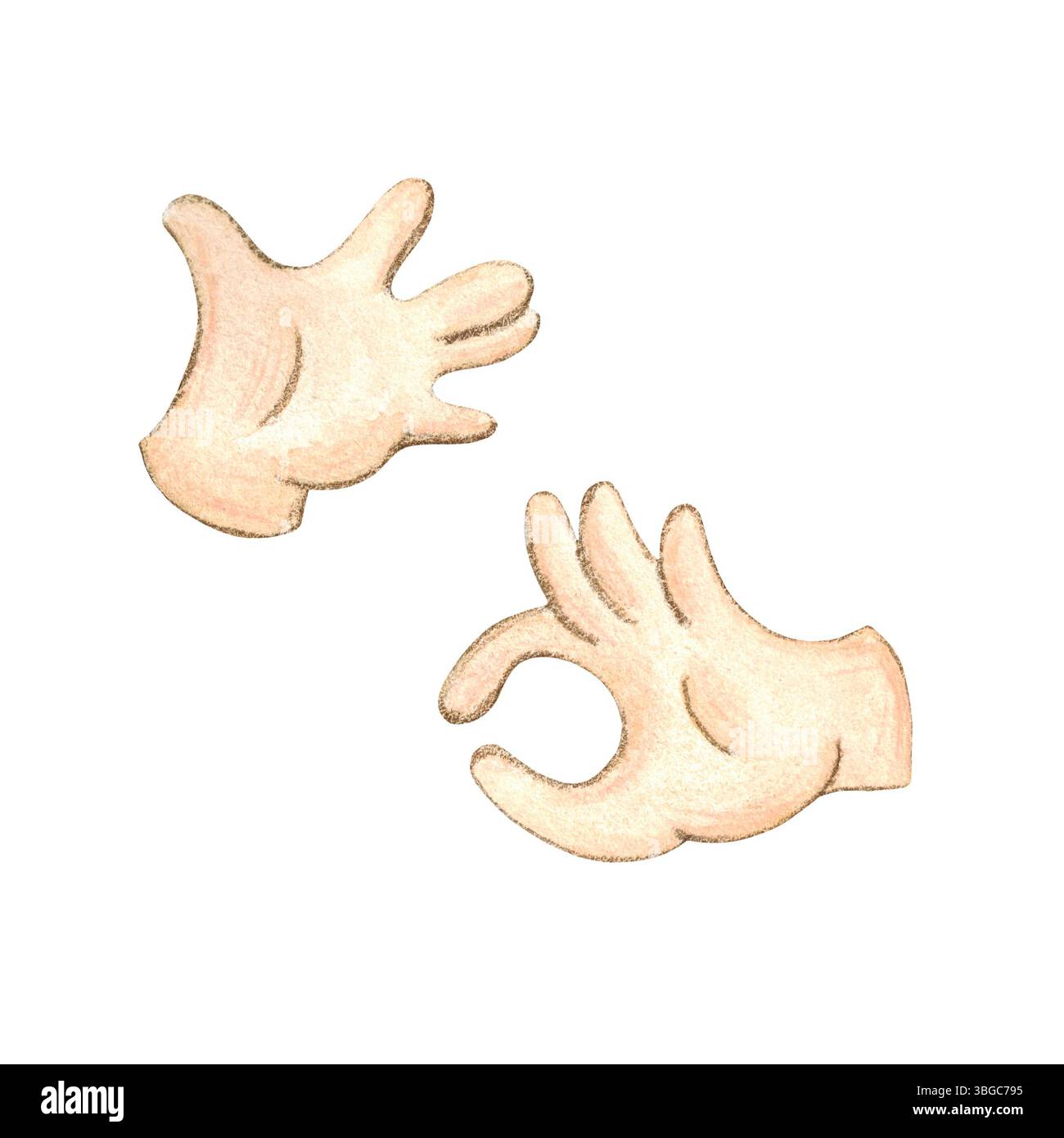 Magician magic in hands Cut Out Stock Images & Pictures - Alamy