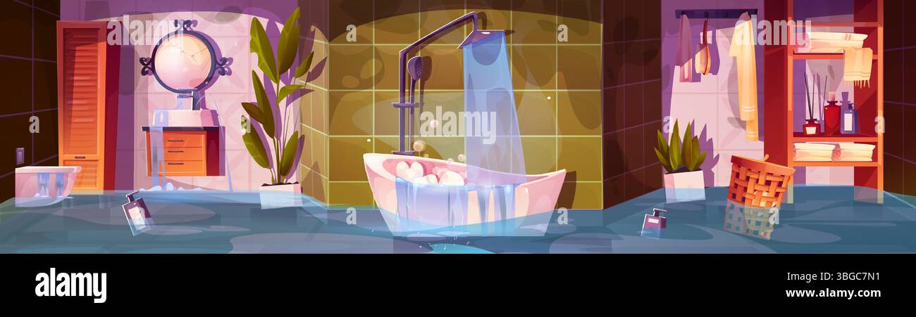 Disaster affected area Stock Vector Images - Alamy