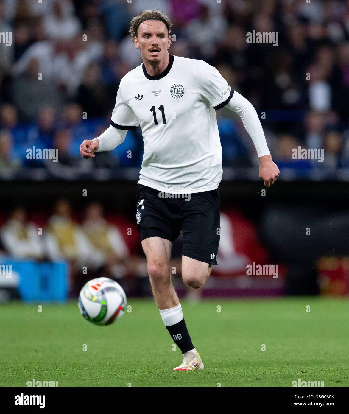 Munich, Germany. 04th June, 2025. Soccer: Nations League A, Germany ...