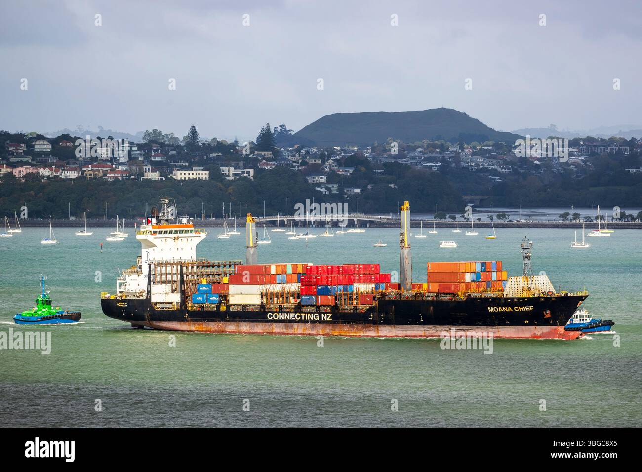 Auckland, New Zealand, 01 May 2025. MV Moana Chief – CV1700 Container ...
