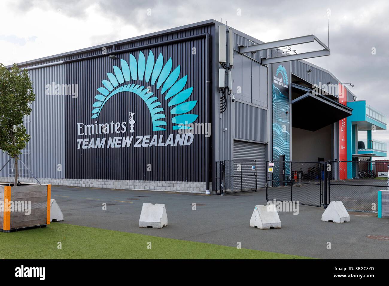 Auckland, New Zealand, 03 June 2025. The base of the America Cup team ...