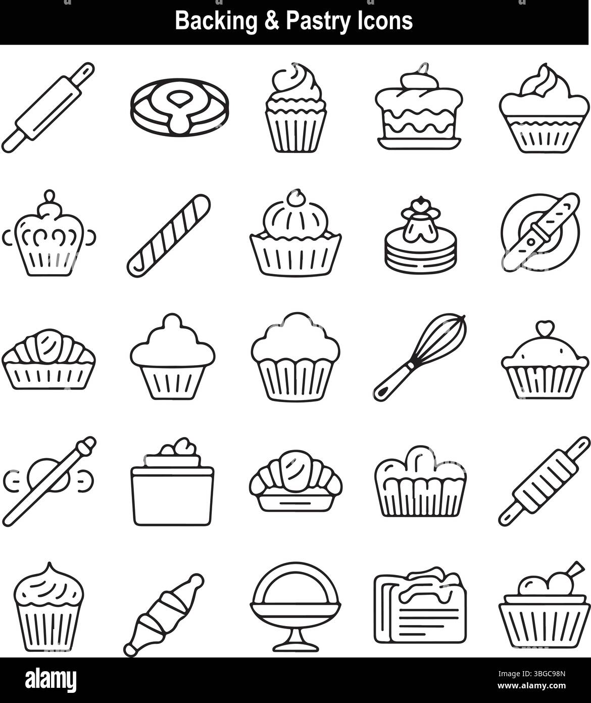 Pastry glaze Black and White Stock Photos & Images - Alamy