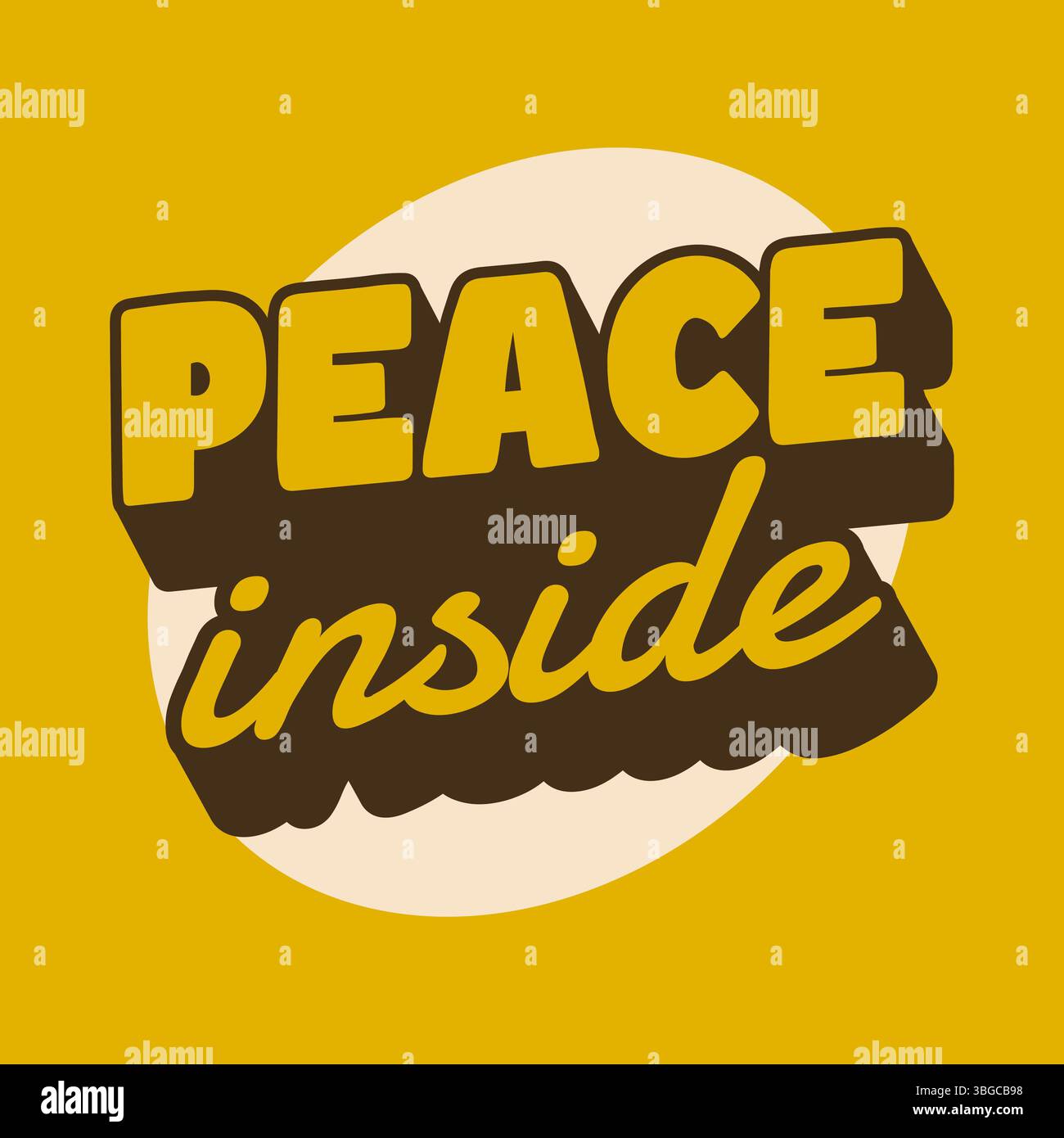 Bold hand lettering with vintage vibe and earthy tone background in ...