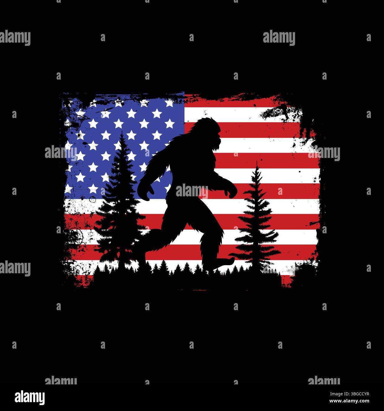 Bigfoot cartoon hi-res stock photography and images - Alamy