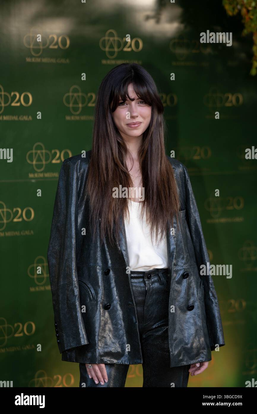 Celeste Dalla Porta attends the McKim Medal Gala 2025 at Villa Aurelia in Rome, Italy, on June 4 ...