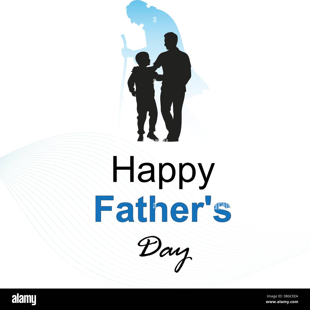 Love father child hug Stock Vector Images - Alamy