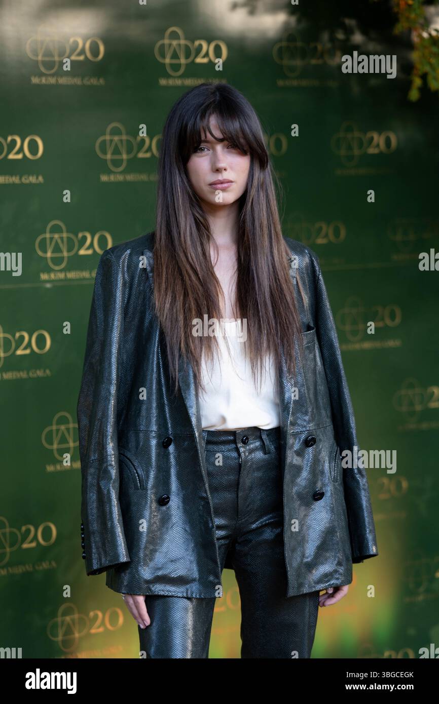 Celeste Dalla Porta attends the McKim Medal Gala 2025 at Villa Aurelia in Rome, Italy, on June 4 ...