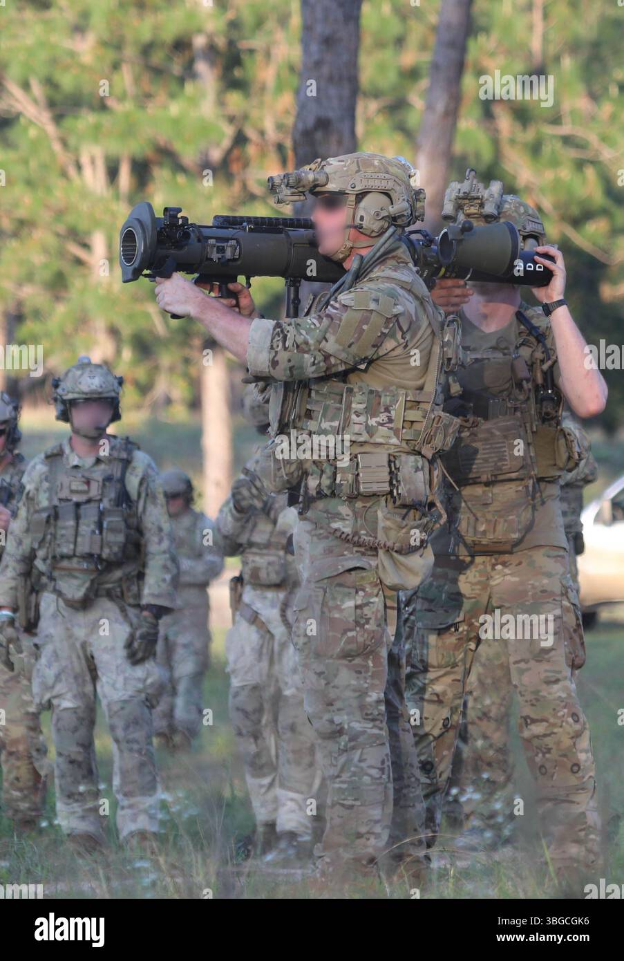 FORT JOHNSON, La. – Soldiers assigned to the 5th Special Forces Group ...