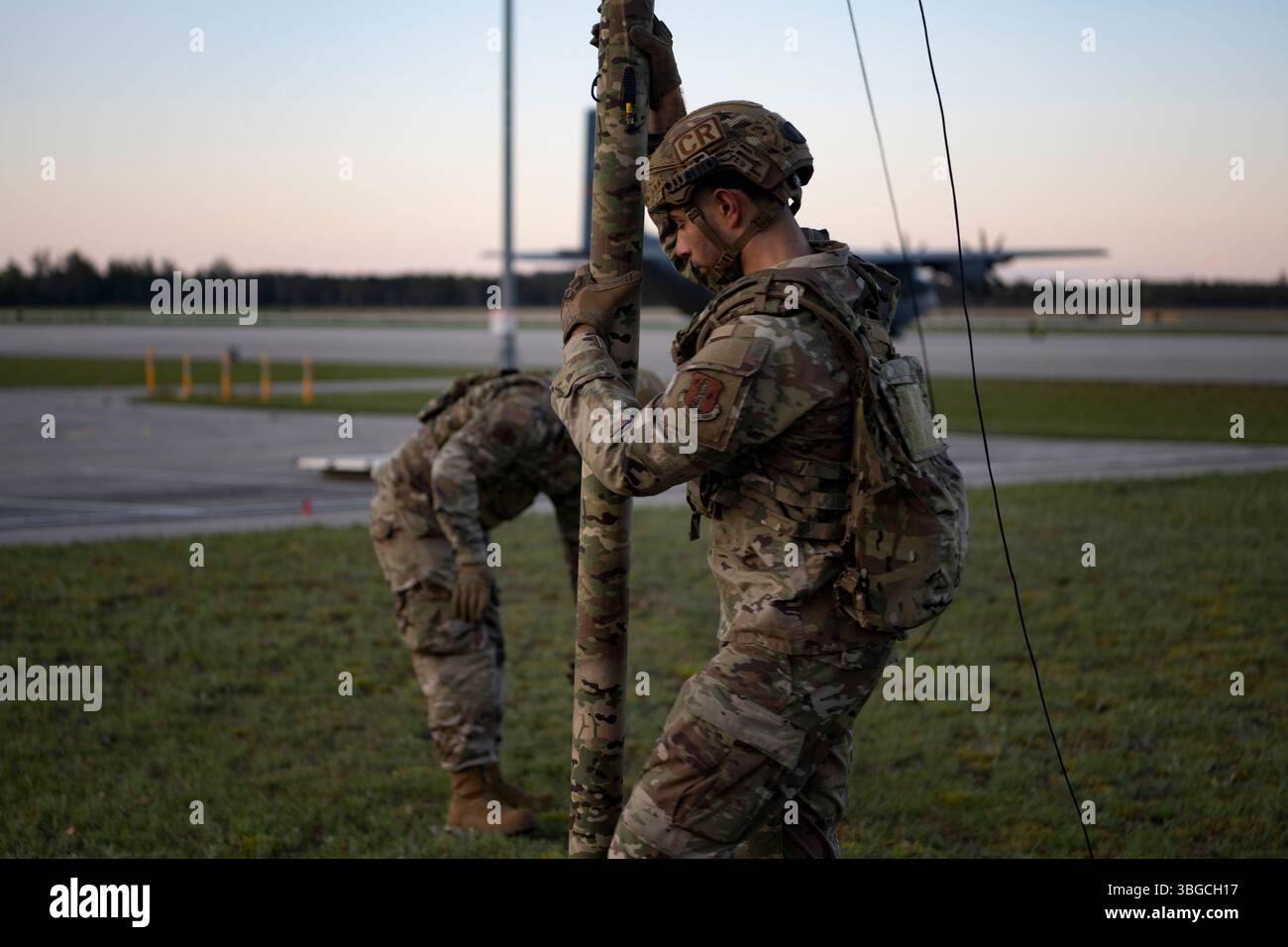 U.S. Air Force Airman 1st Class Michael Aponte, and Senior Airman ...