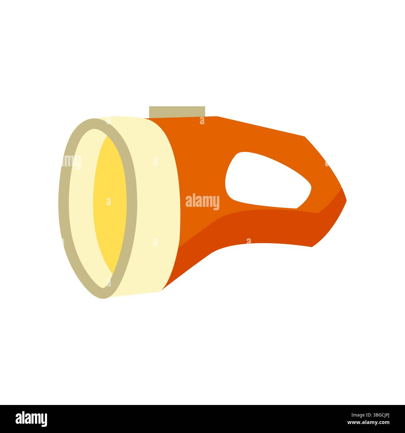 Flashlight beam illumination isolated Stock Vector Images - Alamy