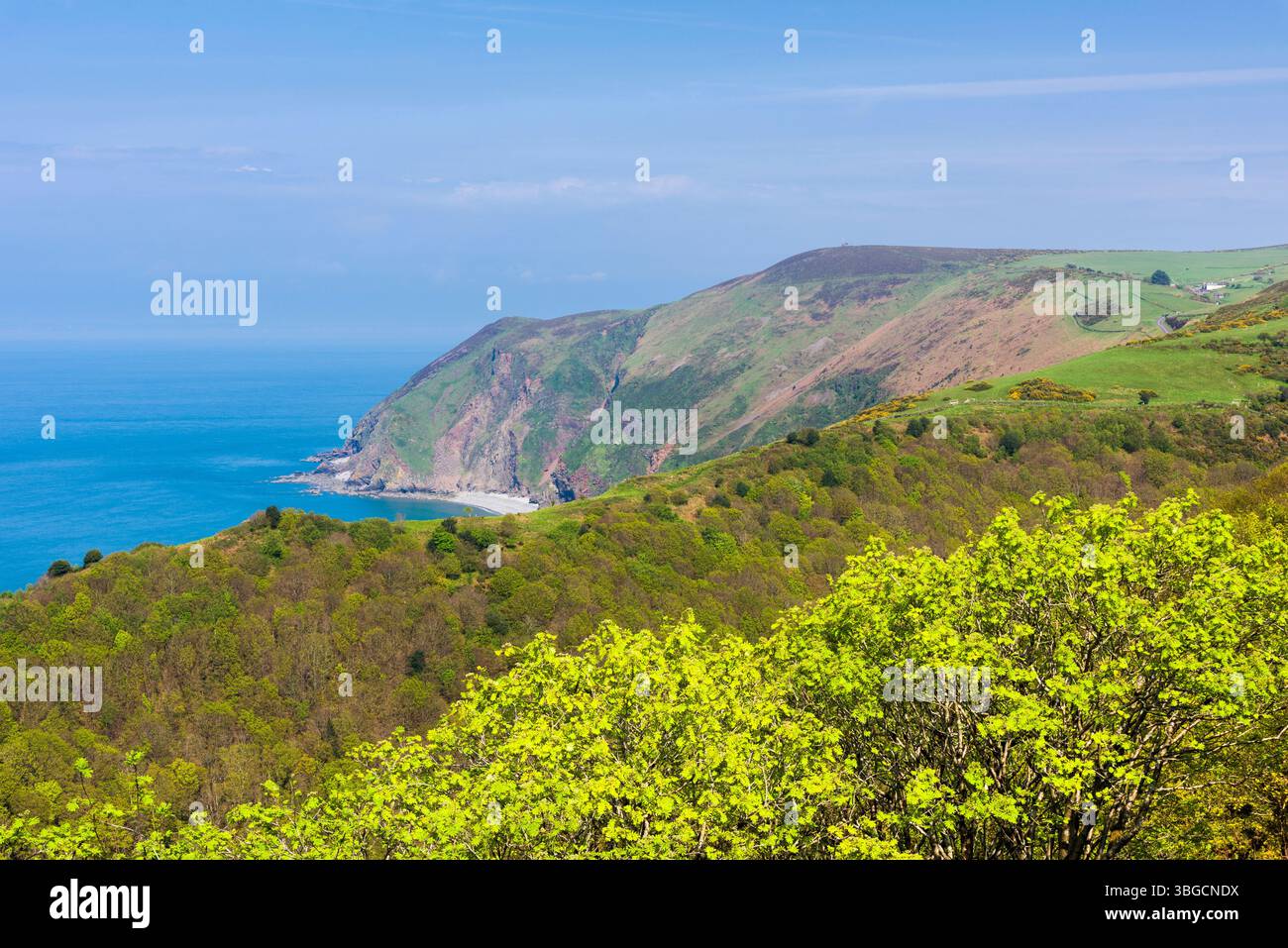 Foreland Point in the Bristol Channel from Summer House Hill near ...
