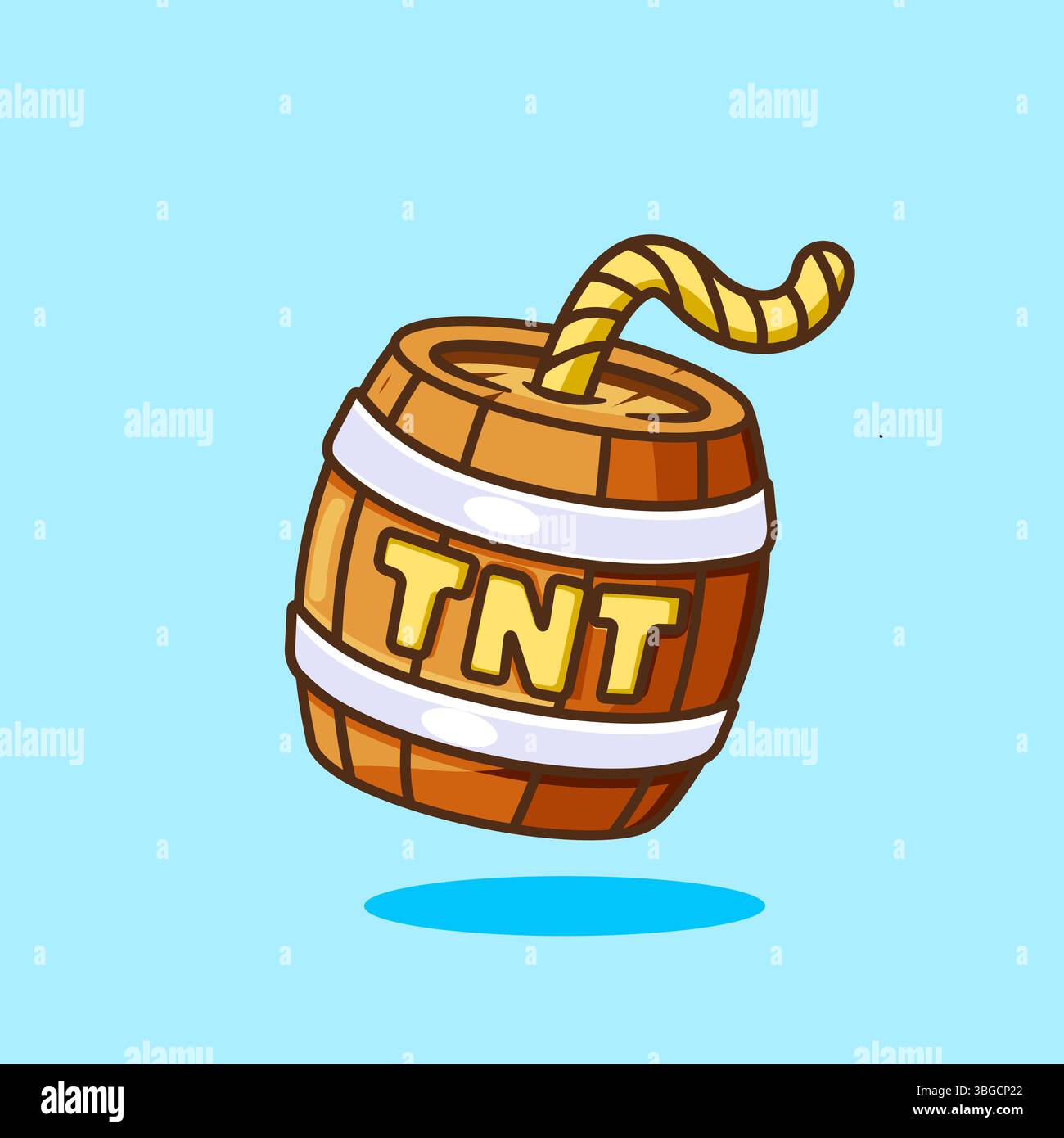 TNT Barrel Cartoon Vector Cartoon Illustration Stock Vector Image & Art ...