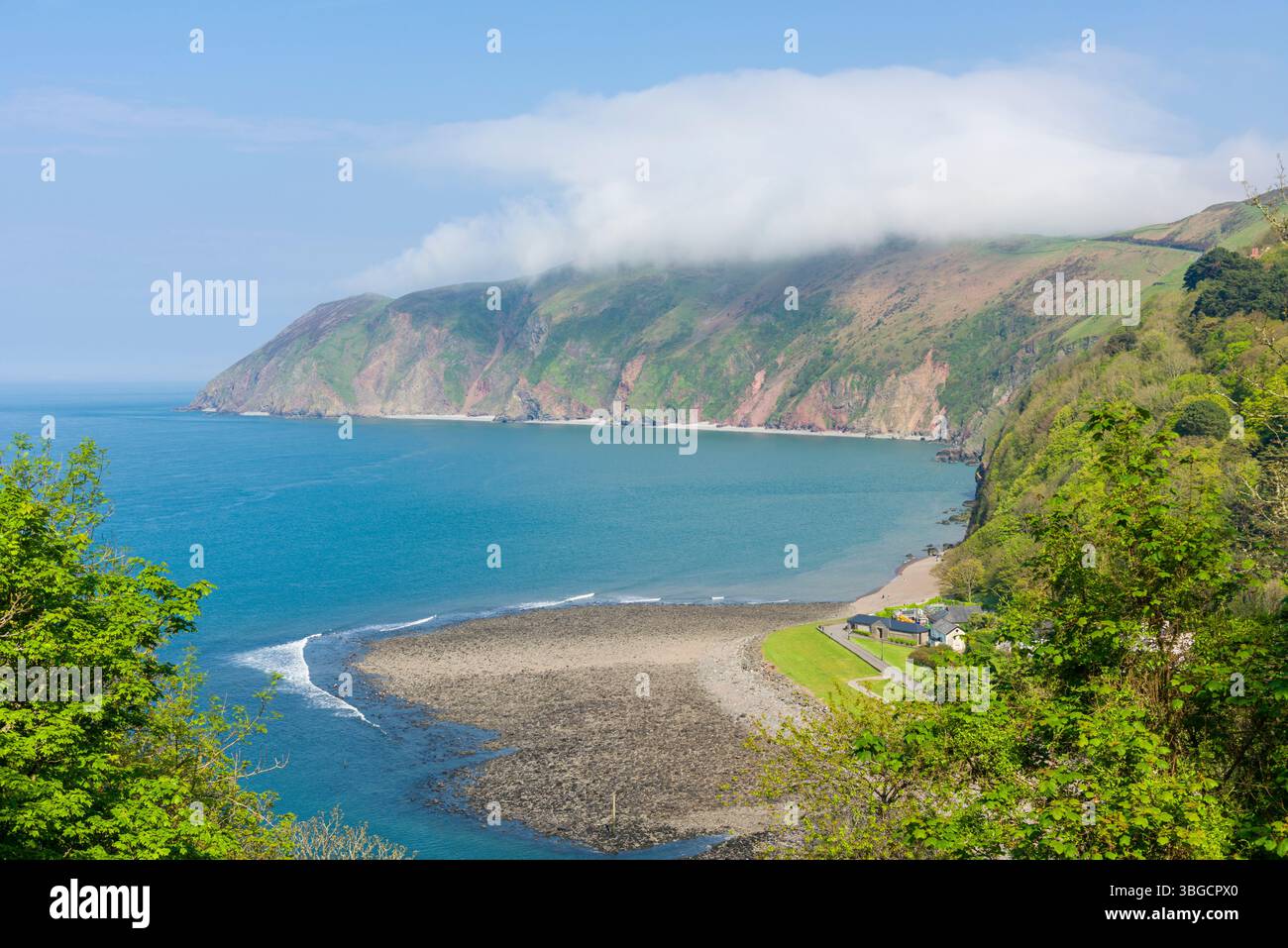 Foreland Point in the Bristol Channel from the South West Coast Path ...