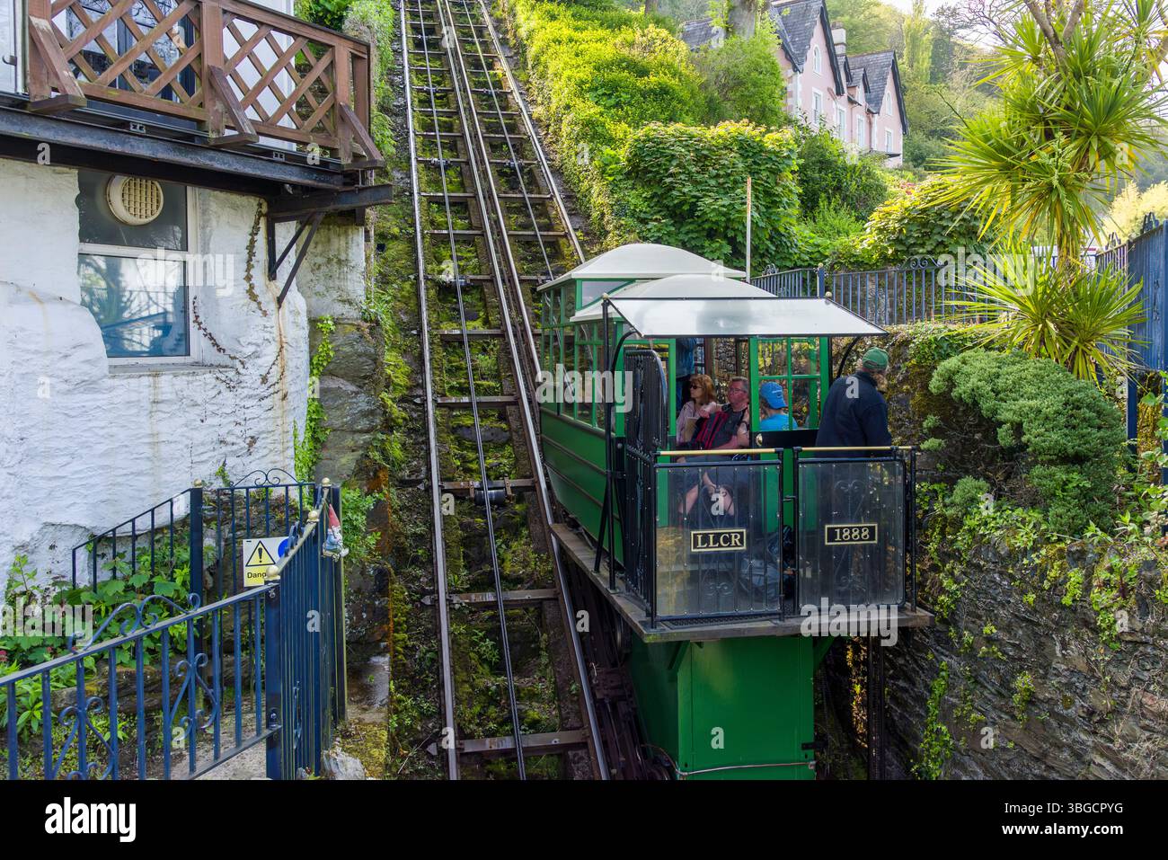 The Lynton and Lynmouth Cliff Railway, the highest and the steepest ...