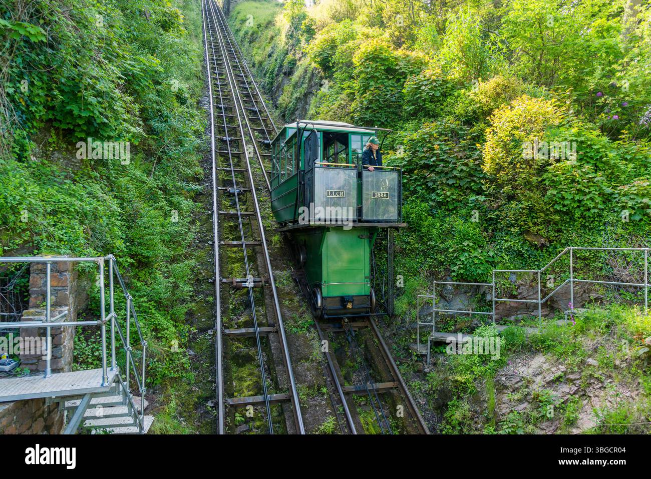 The Lynton and Lynmouth Cliff Railway, the highest and the steepest ...