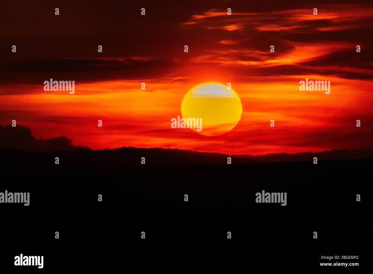 Cloudy sky dominates view hi-res stock photography and images - Alamy