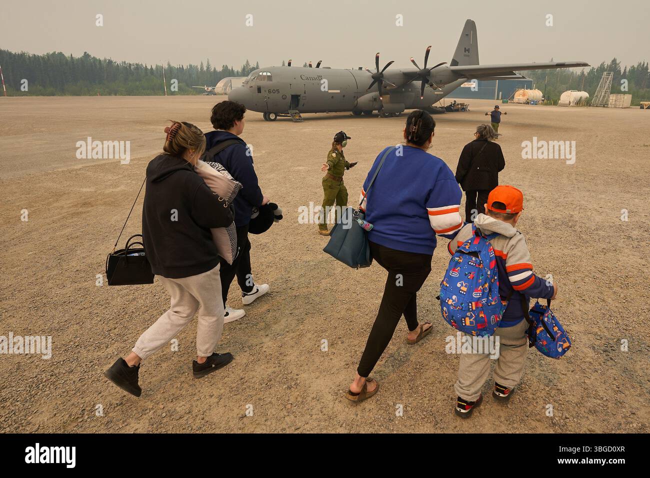 Norway House, Canada. 03rd June, 2025. Members of the Royal Canadian ...