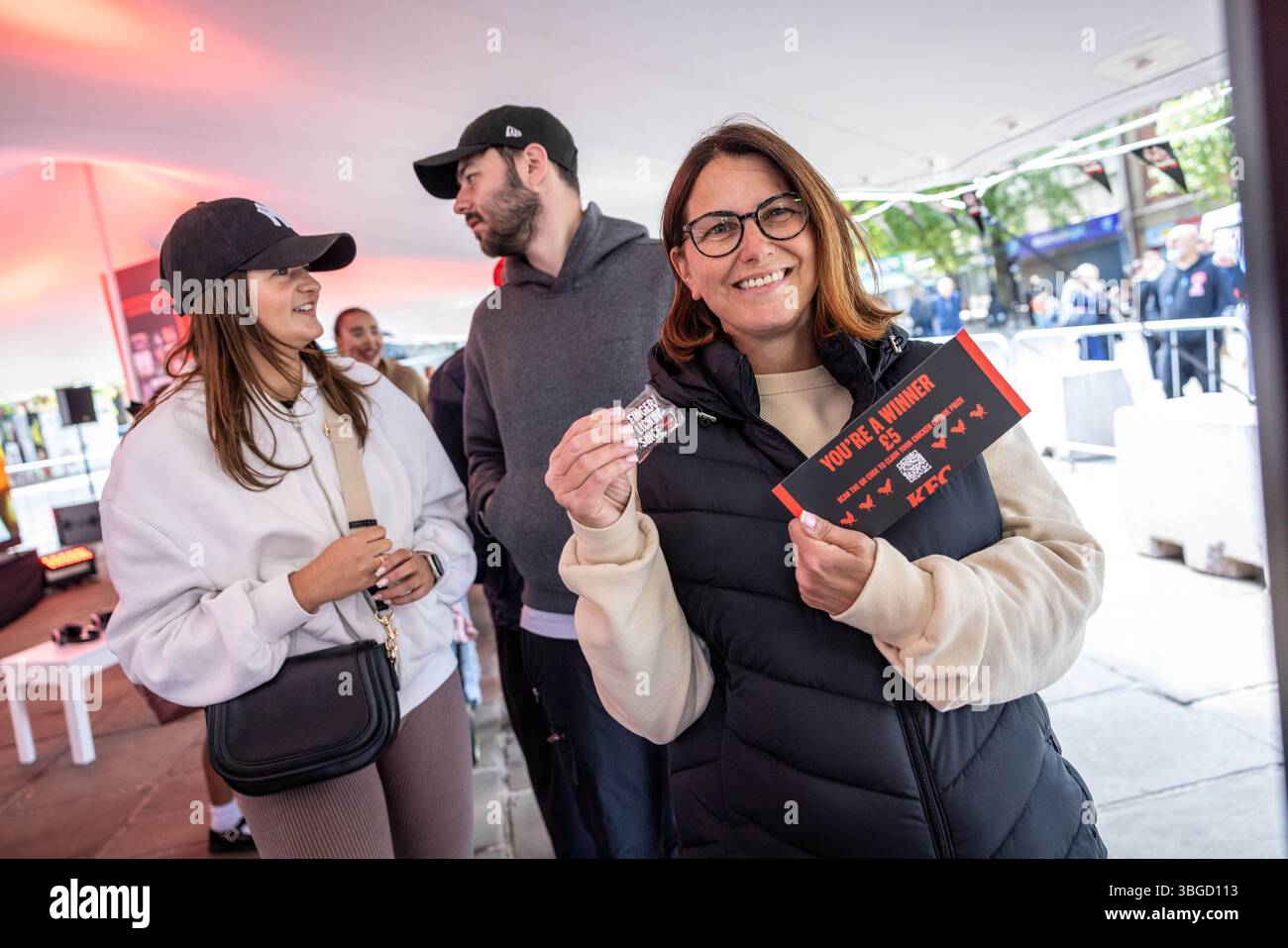 EDITORIAL USE ONLY Members of the public attend a community event ...