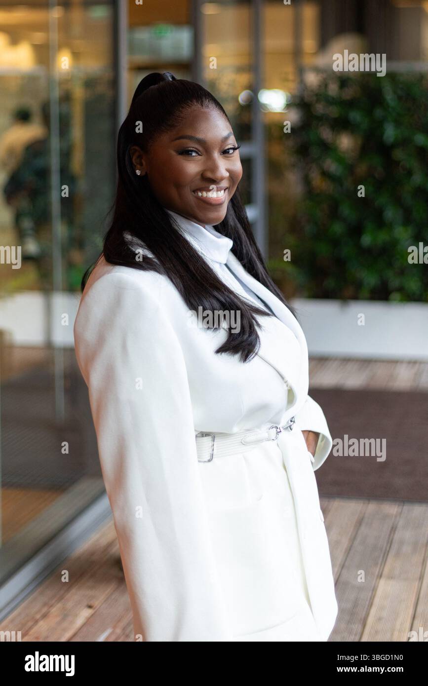 Fatou Guinea Kaba in Stand for night session during the 2025 French ...