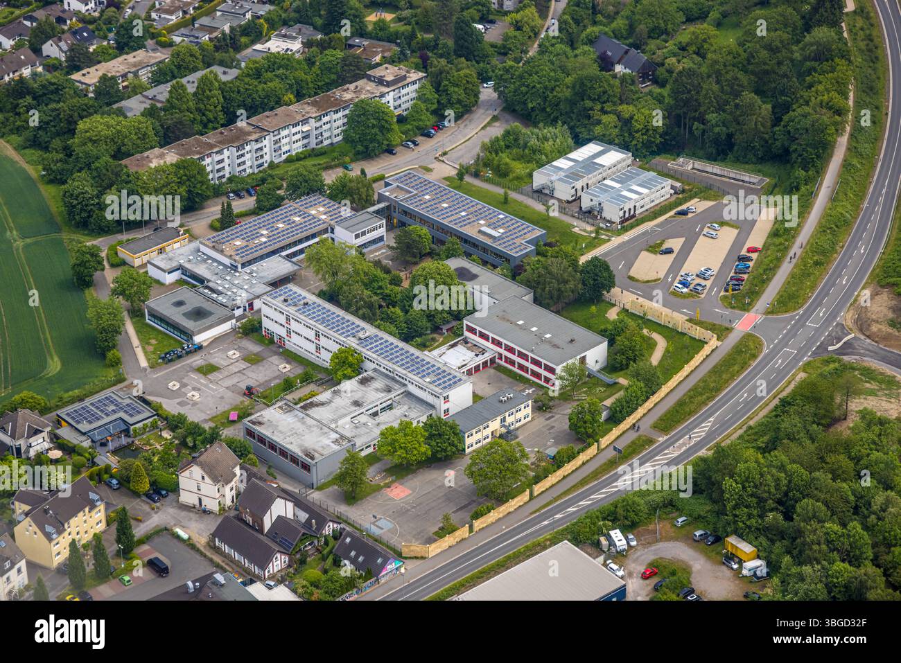 Luftbild, GGS Gemeinschaftsgrundschule Börgersbruch, Mathilde - Anneke ...