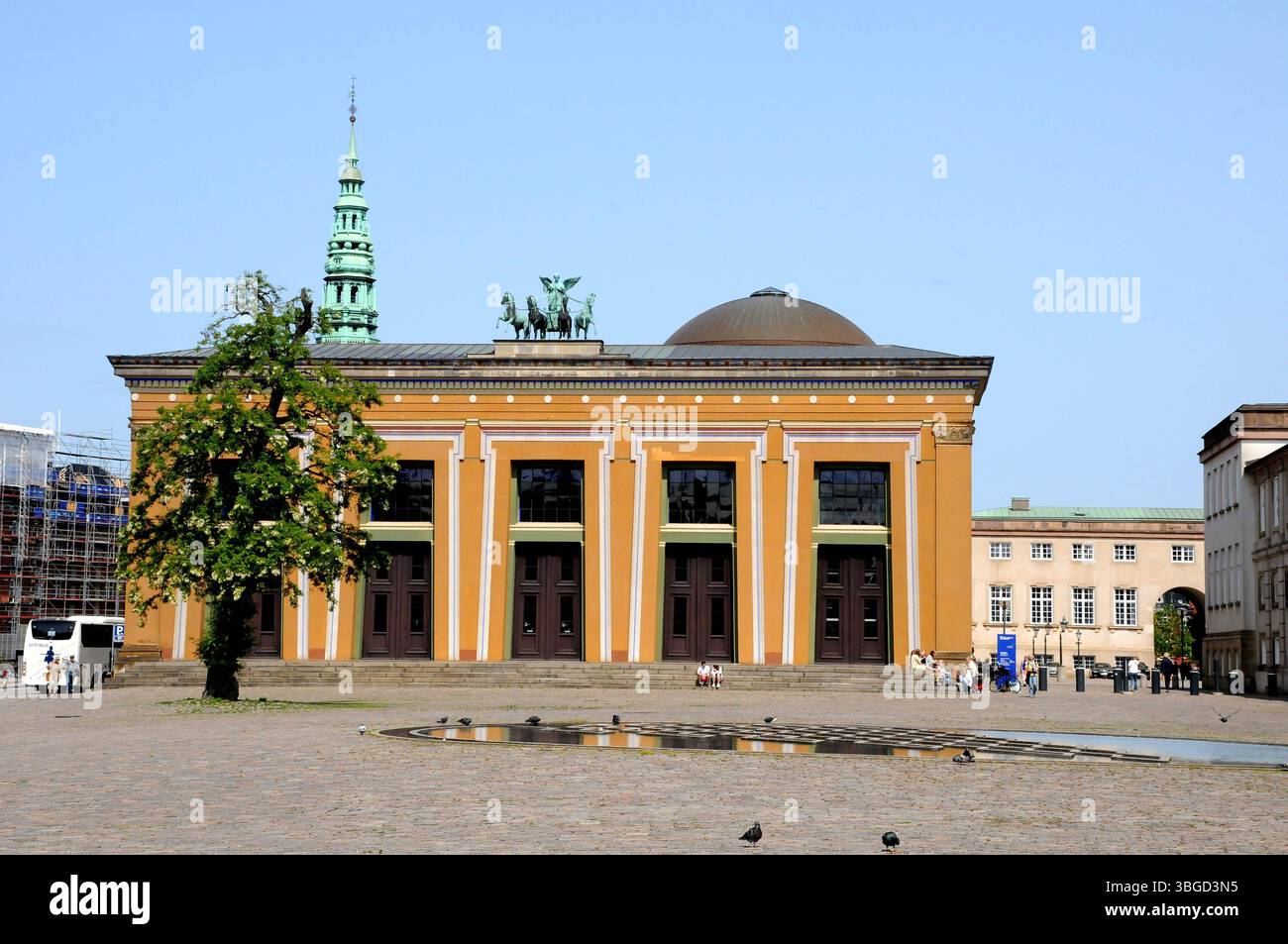 Copenhagen, Denmark /04 JUNE 2025/. Thorvaldsen museum building in ...