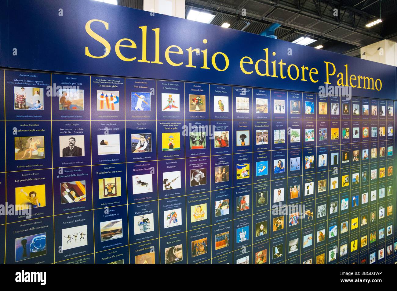 Torino, Italy. 19th May 2025. Italian publishing house Sellerio stand ...