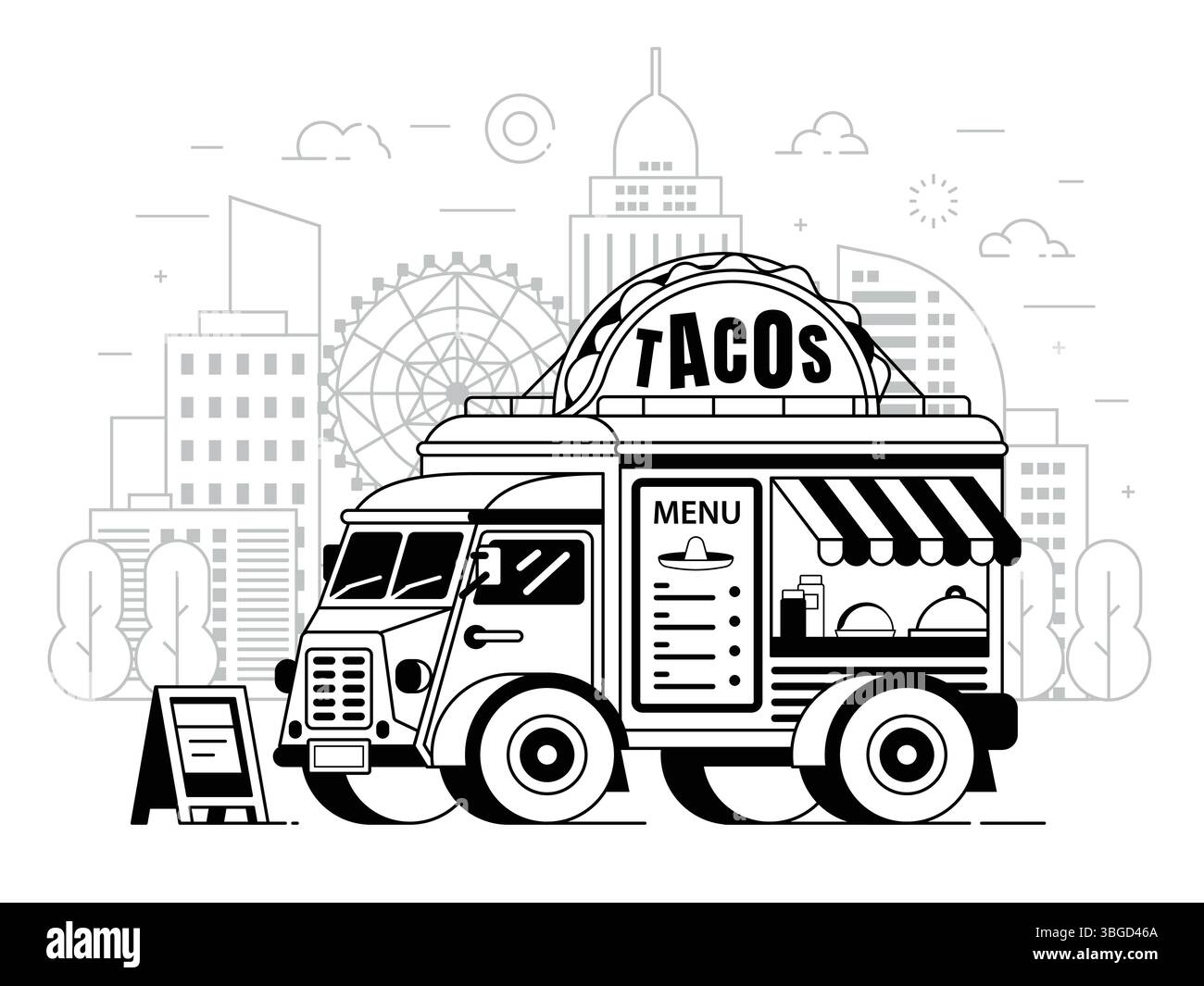 Vintage food store in Cut Out Stock Images & Pictures - Alamy