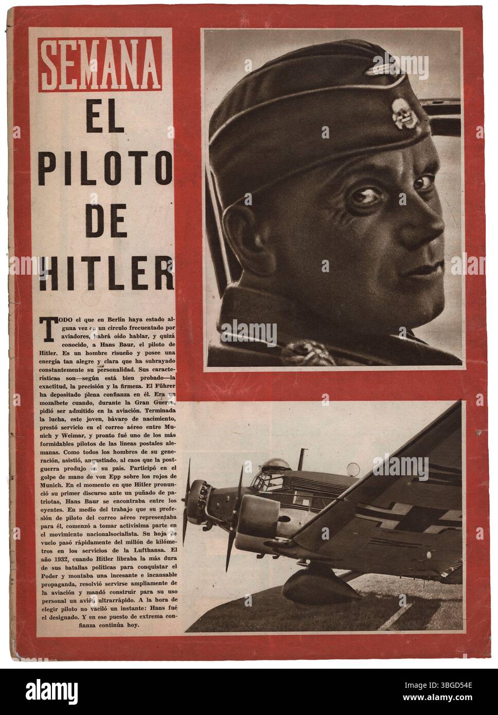 España. Contraportada de la revista Semana del 26 enero 1943 ...