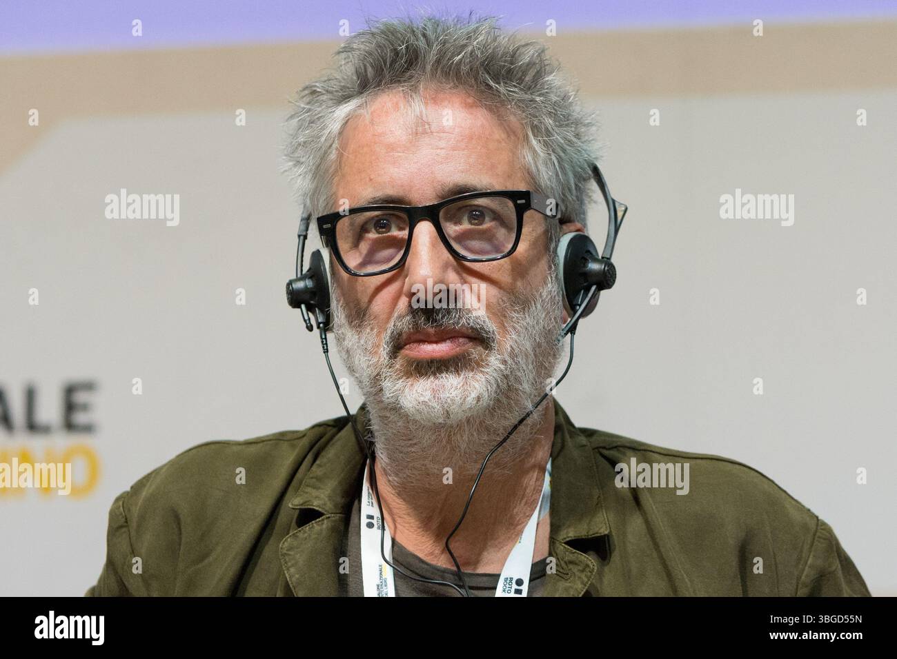 Turin, Italy. 16th May 2025. British writer David Baddiel (David Lionel ...