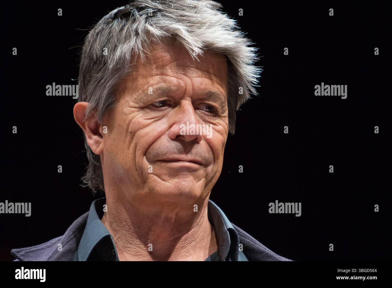 Turin, Italy. 16th May 2025. French writer Emmanuel Carrère is guest of ...