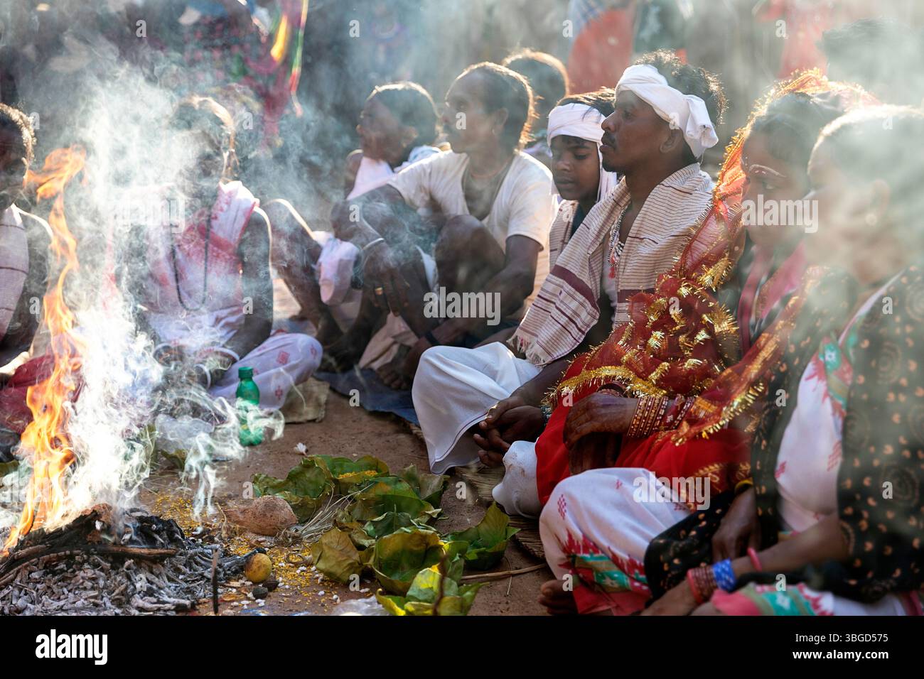 Traditional colourful wedding ceremony of gadhava tribe in orissa in ...