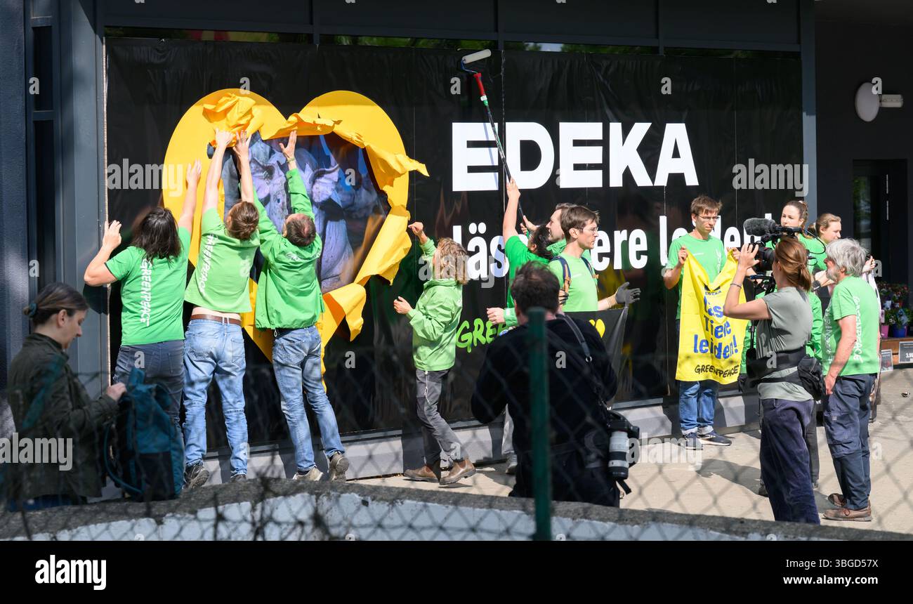 Hanover, Germany. 05th June, 2025. Activists from the environmental ...