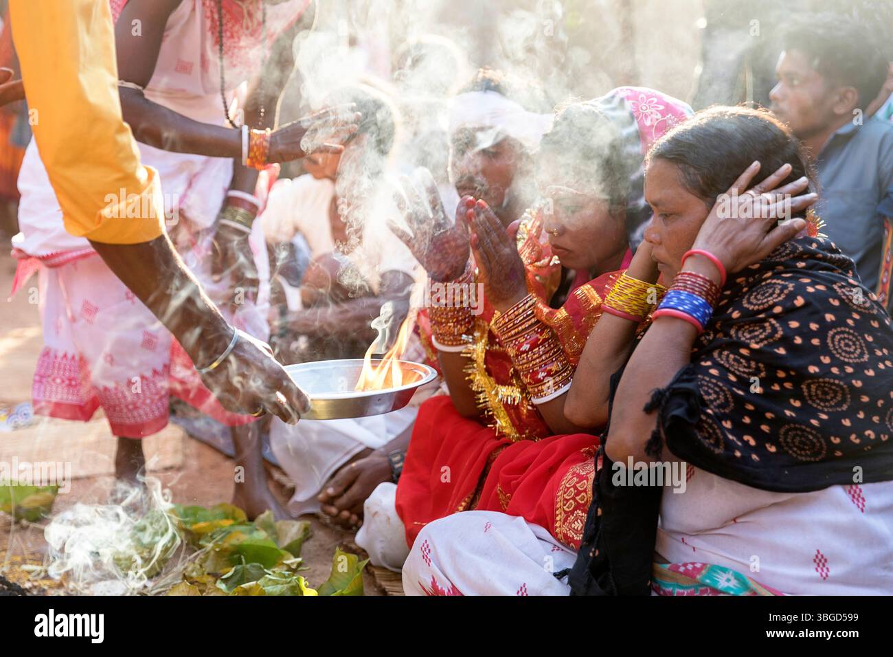 Traditional colourful wedding ceremony of gadhava tribe in orissa in ...