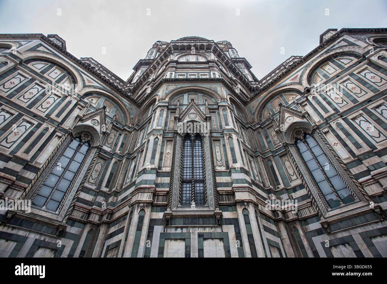 Florence, Italy 1 January 2025: The intricate facade of florence ...