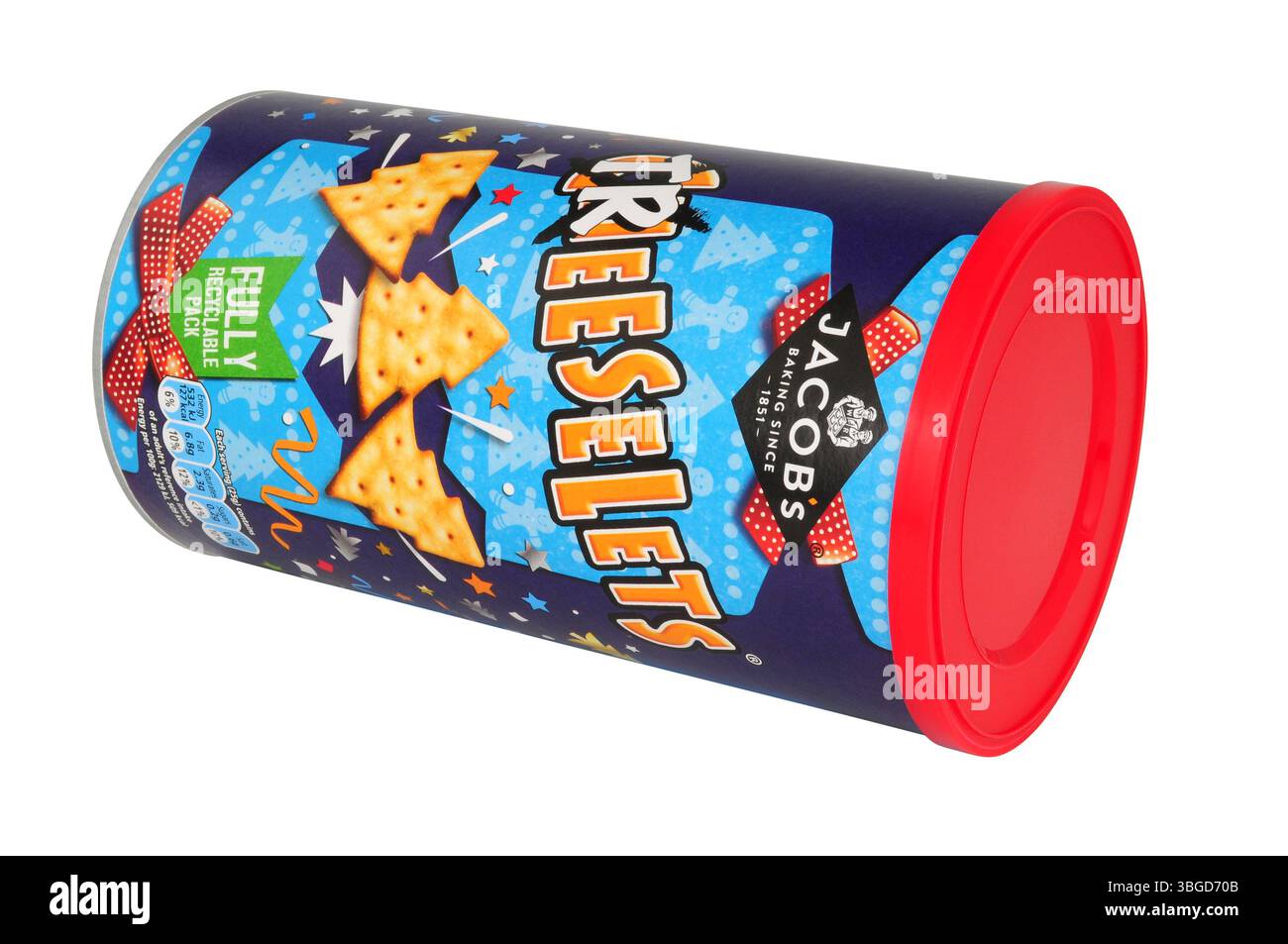 Jacobs treeselets mini tree shaped cheese flavour savoury crackers in a ...