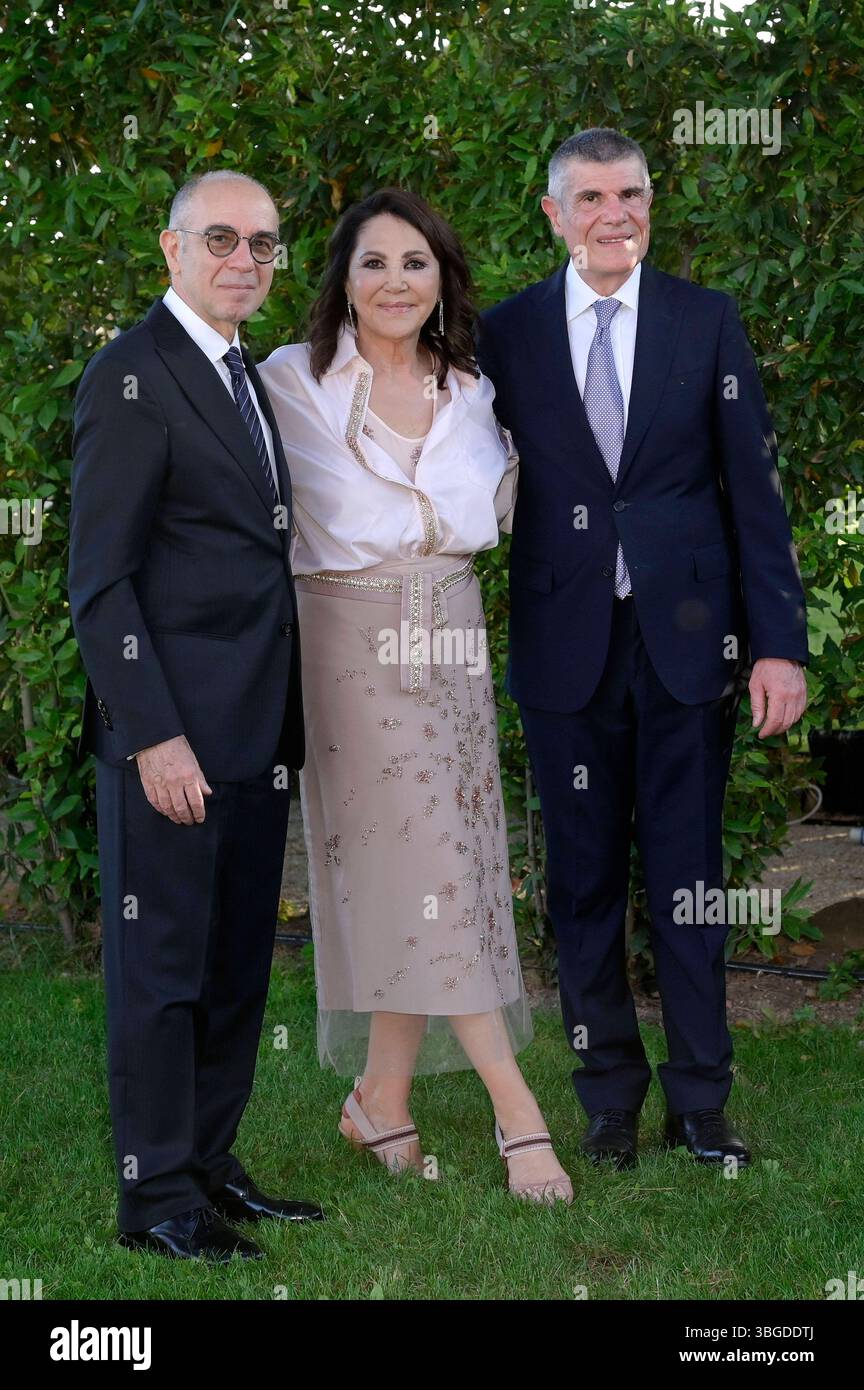 Giuseppe Tornatore, Beatrice Bulgari und Virgilio Sacchini bei der 20. McKim Medal Gala 2025 in ...
